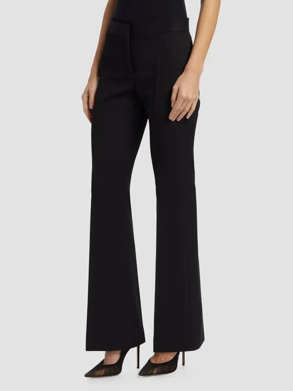 Moschino Wool-blend Straight-leg Trousers