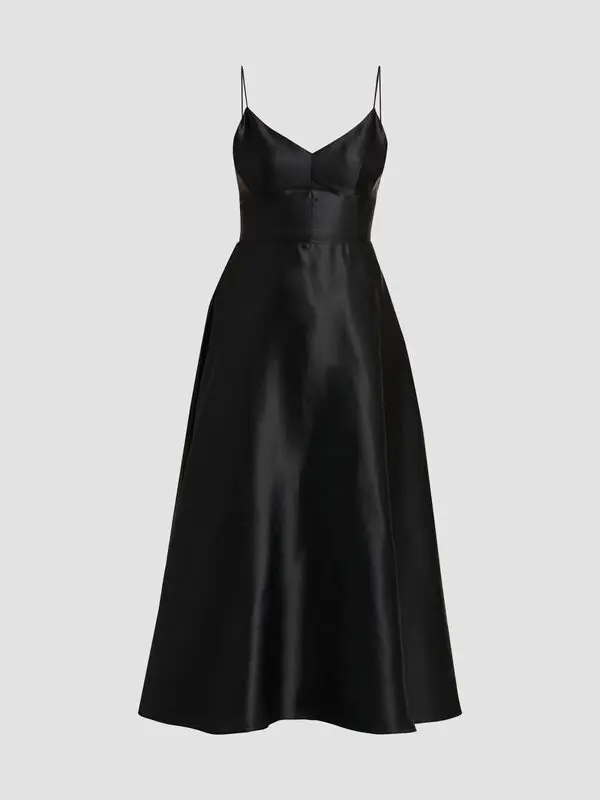 Alberta Ferretti Silk Midi-dress