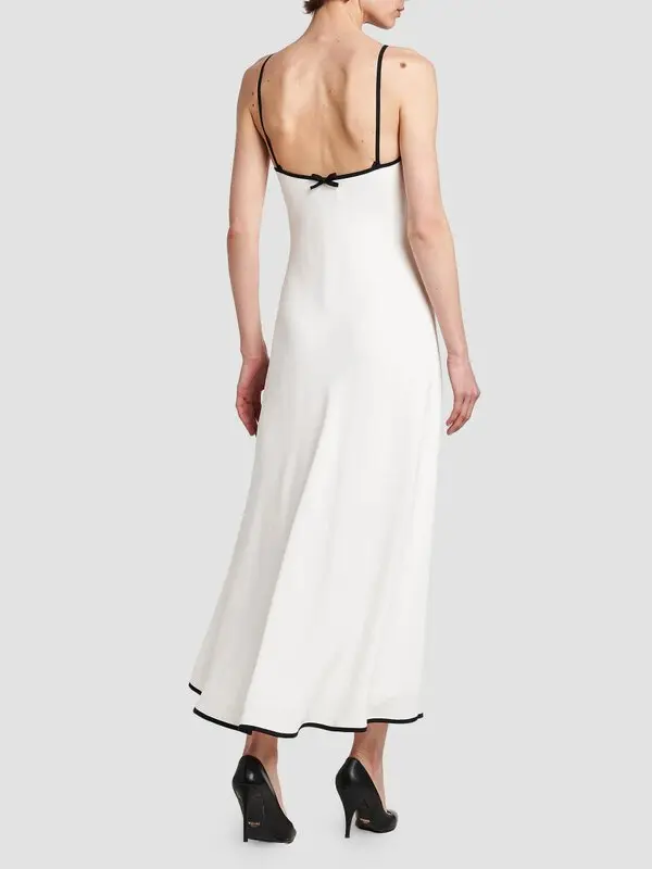 Moschino Bow A-line Midi Dress