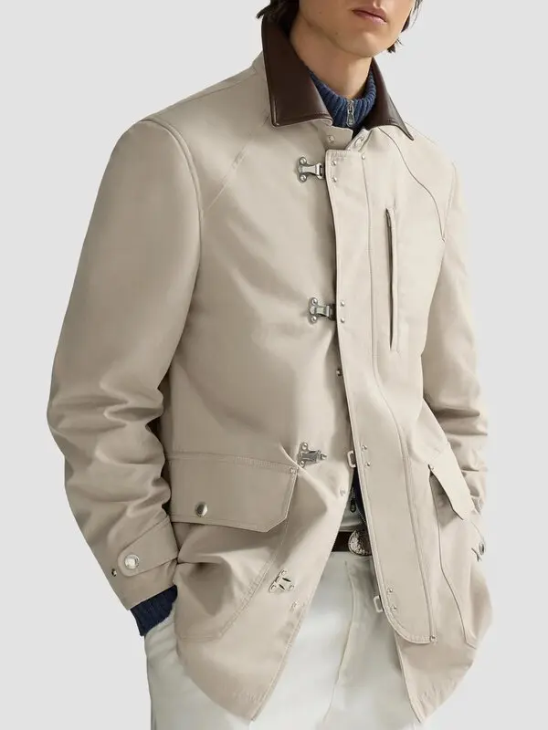 Brunello Cucinelli Water-resistant Microfiber Outerwear Jacket