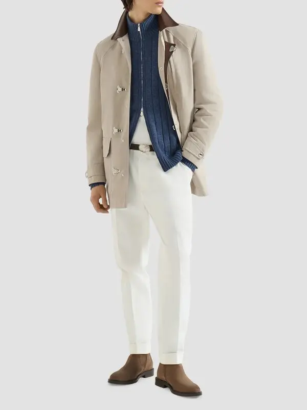 Brunello Cucinelli Water-resistant Microfiber Outerwear Jacket