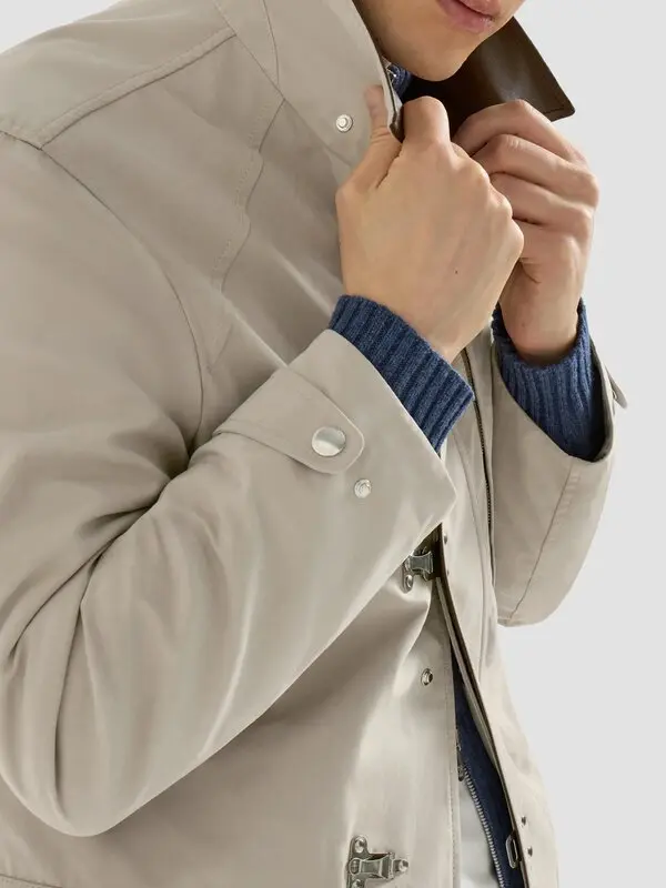 Brunello Cucinelli Water-resistant Microfiber Outerwear Jacket
