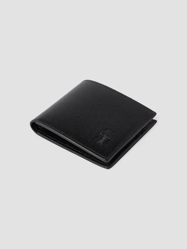 Brunello Cucinelli Brushed Leather Wallet - Black