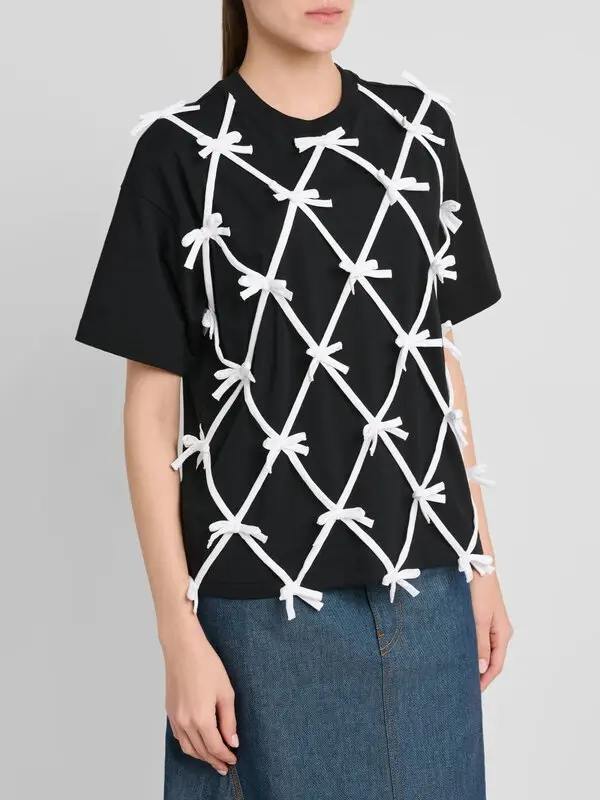 Moschino Bow Cotton T-shirt