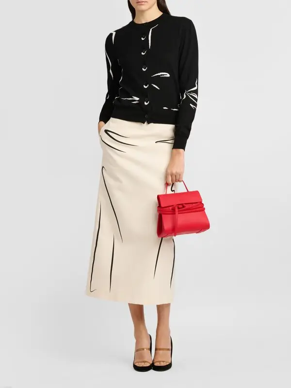 Moschino Patterned Knit Cardigan
