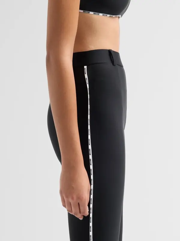 Moschino Logo Tape Stirrup Leggings