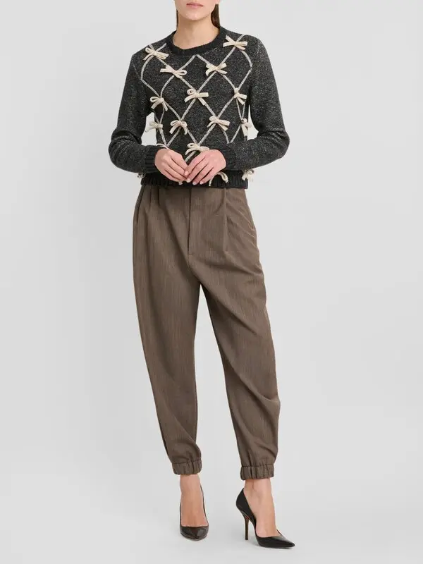 Moschino Bow Wool-blend Sweater