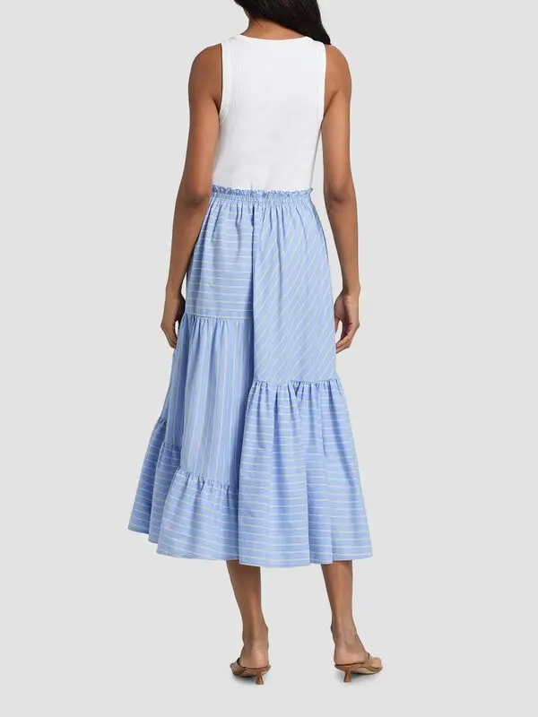 Cinq À Sept Robyn Layered Tiered Midi-dress