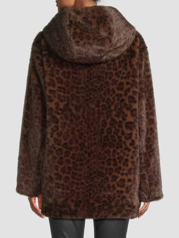 Kobi Halperin Daisy Leopard-print Faux-fur Coat