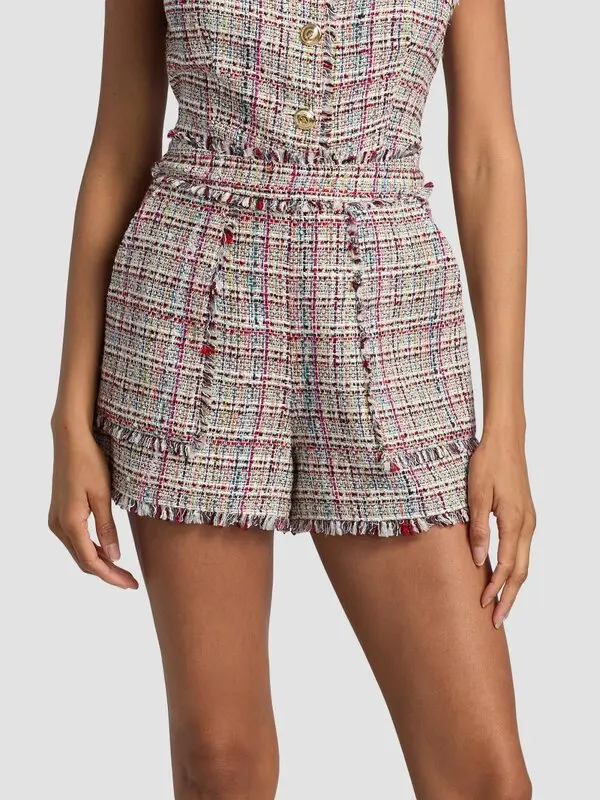 Cinq À Sept Allen Wildflower Tweed Shorts