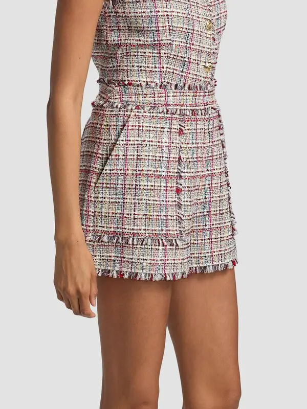 Cinq À Sept Allen Wildflower Tweed Shorts