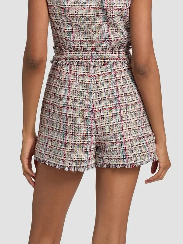 Cinq À Sept Allen Wildflower Tweed Shorts