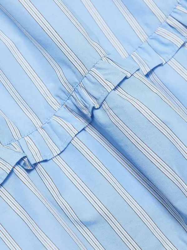 Cinq À Sept Thea Lili Striped Tiered Miniskirt