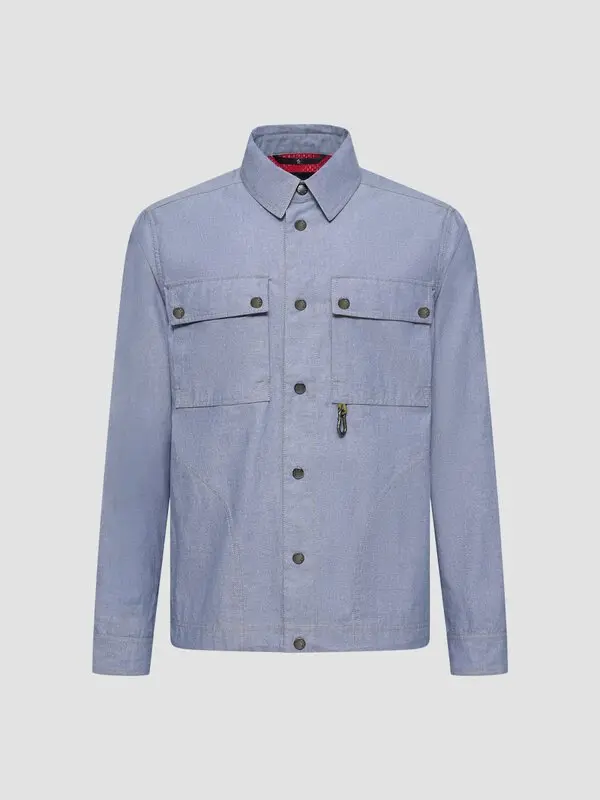 Moncler Shirt In Chambray