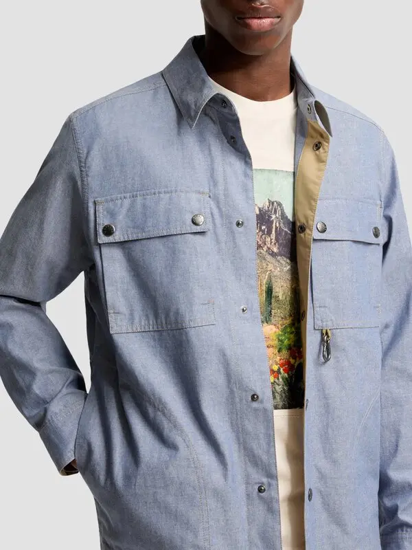 Moncler Shirt In Chambray