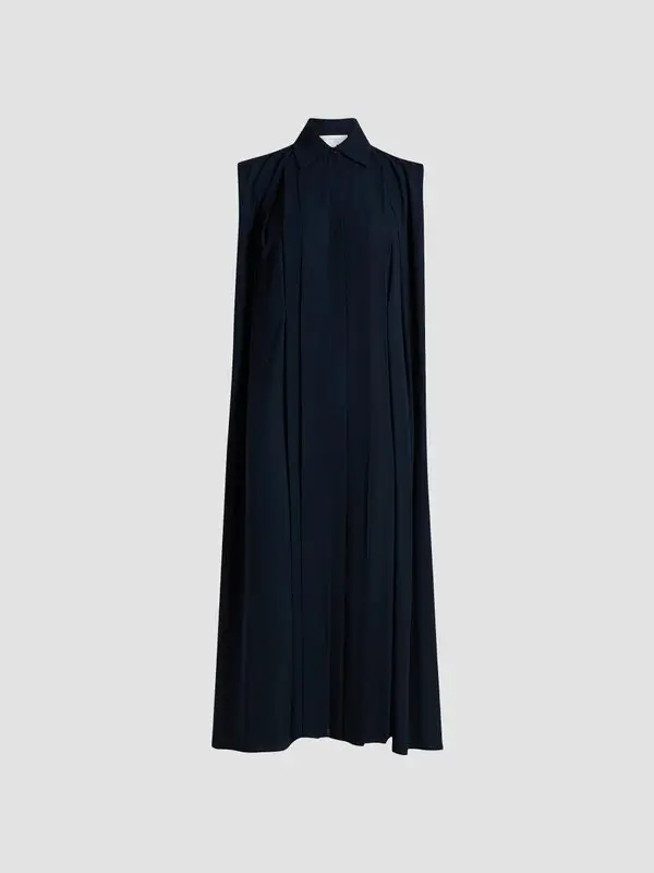Michael Kors Cap-sleeve Shirtdress - Midnight