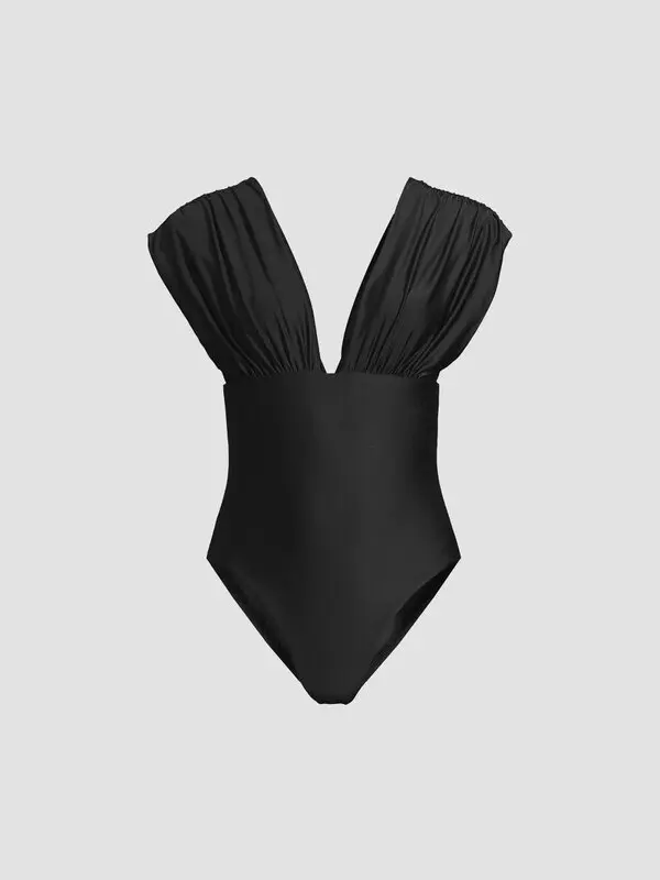 Kobi Halperin Joy Ruched One-piece Swimsuit - Black