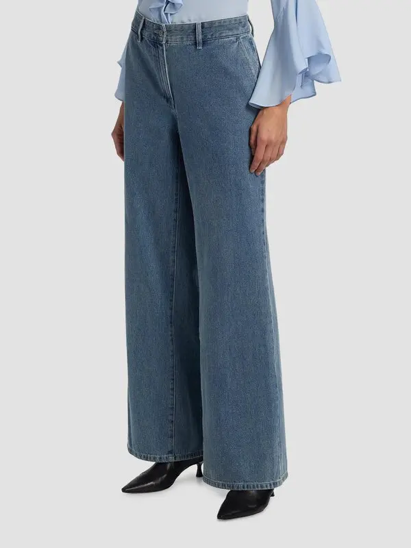 Kobi Halperin Effie High-rise Wide-leg Pants