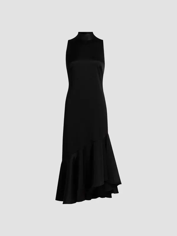 Kobi Halperin Jenkins Asymmetric Cocktail Dress - Black