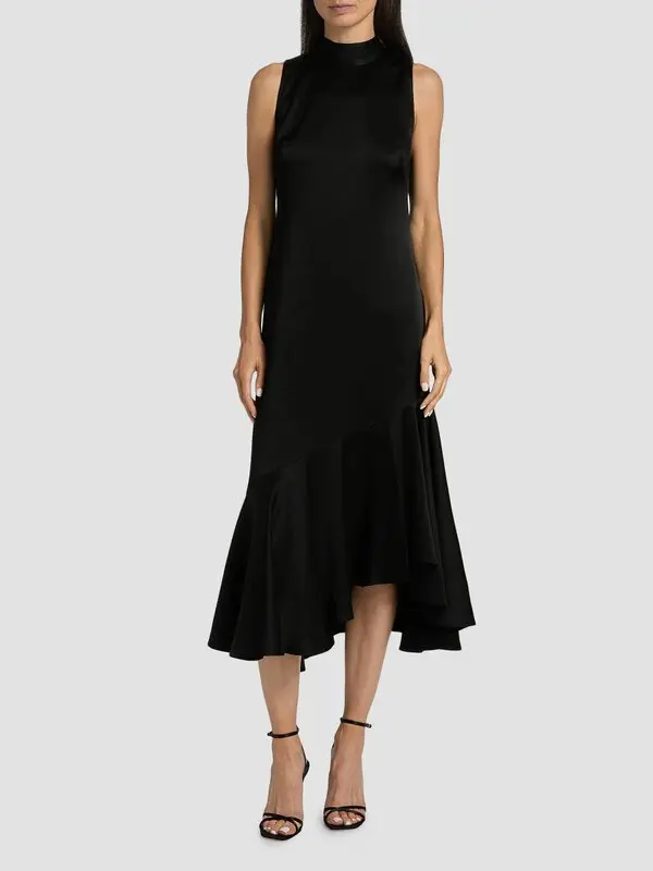Kobi Halperin Jenkins Asymmetric Cocktail Dress - Black