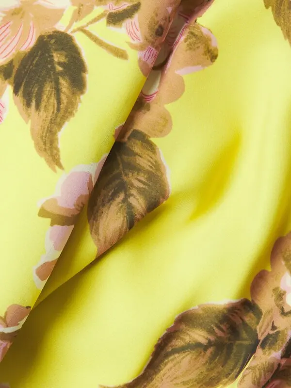 UNGARO Samie Floral Halter Maxi Dress