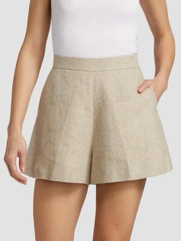Kobi Halperin Eryx Speckled Twill Shorts