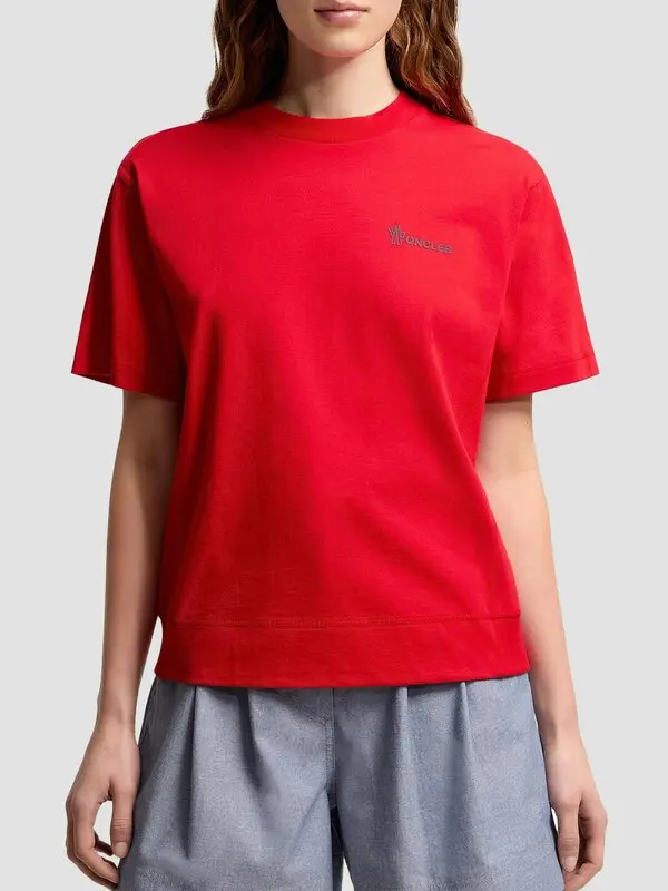 Moncler Crew-neck T-shirt In Cotton