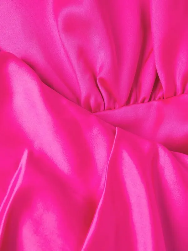 UNGARO Willow Bubble-skirt Minidress - Flamingo