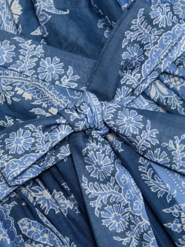 Kobi Halperin Kai Printed Cotton-silk Midi-dress