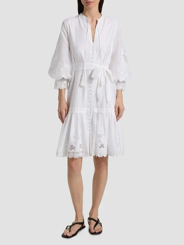 Kobi Halperin Erica Cotton-silk Minidress