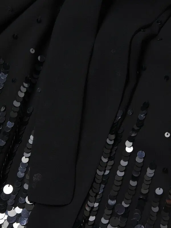 UNGARO Bradly Sequined Belted Minidress