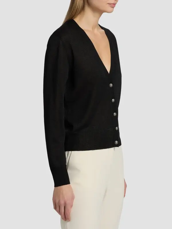 Kobi Halperin Jenna Jersey Cardigan - Black