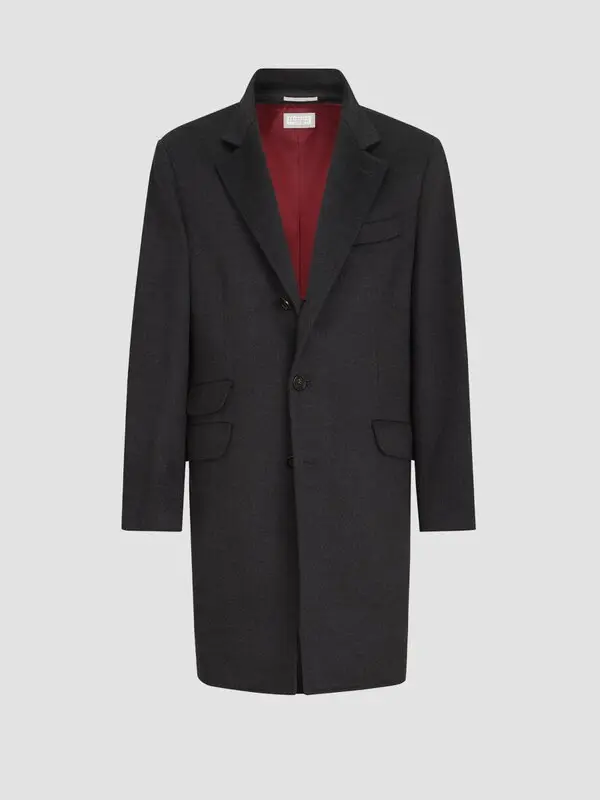 Brunello Cucinelli Lightweight Virgin Wool Cloth Coat