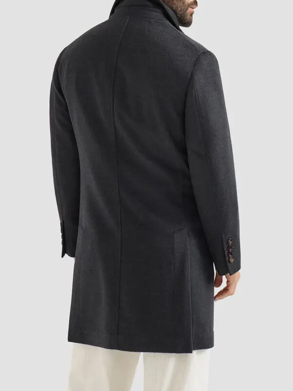 Brunello Cucinelli Lightweight Virgin Wool Cloth Coat