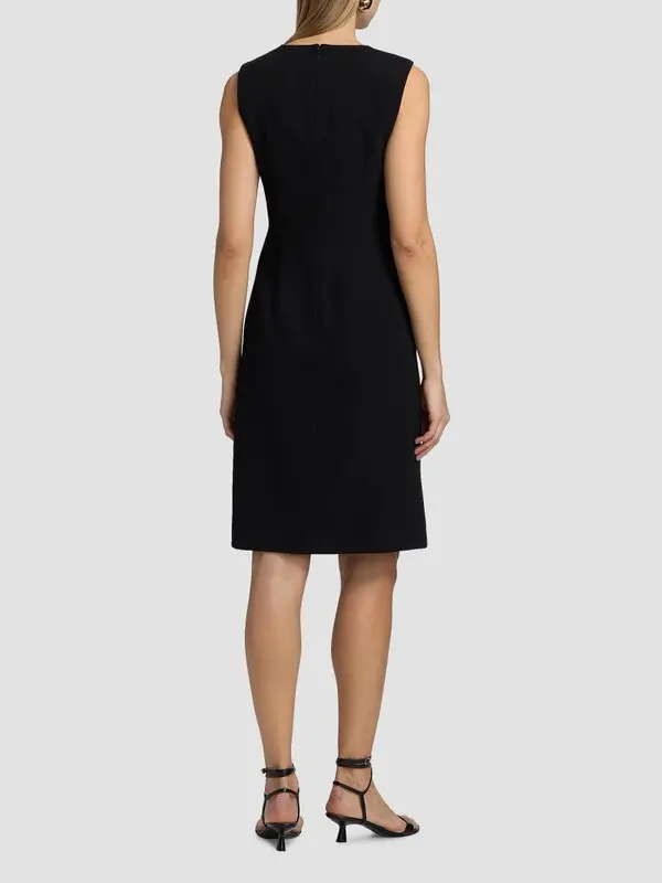Kobi Halperin Briel Crepe Sleeveless Midi-dress - Black
