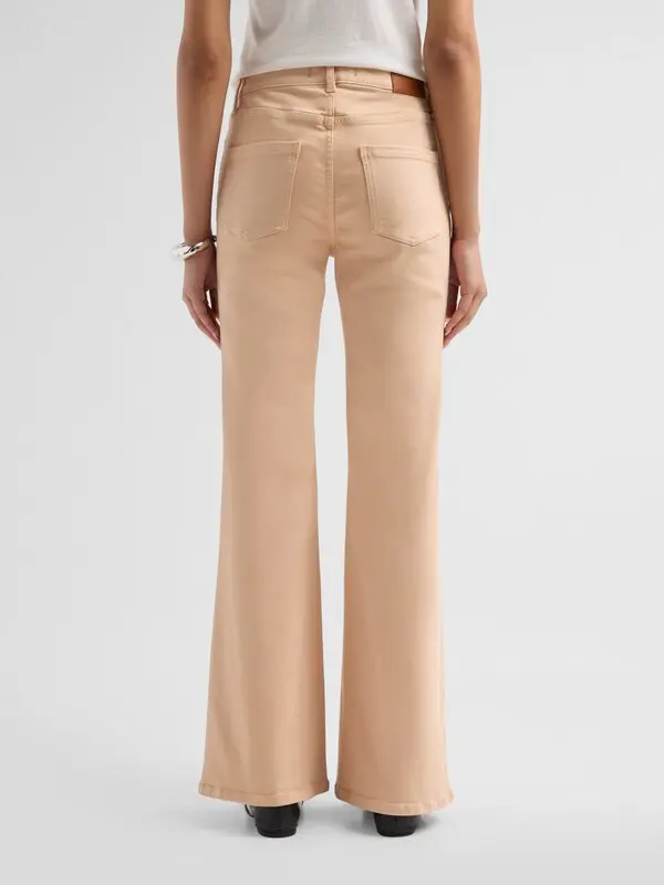 Kobi Halperin Rosie Gart-dyed Flare Pants - Chai