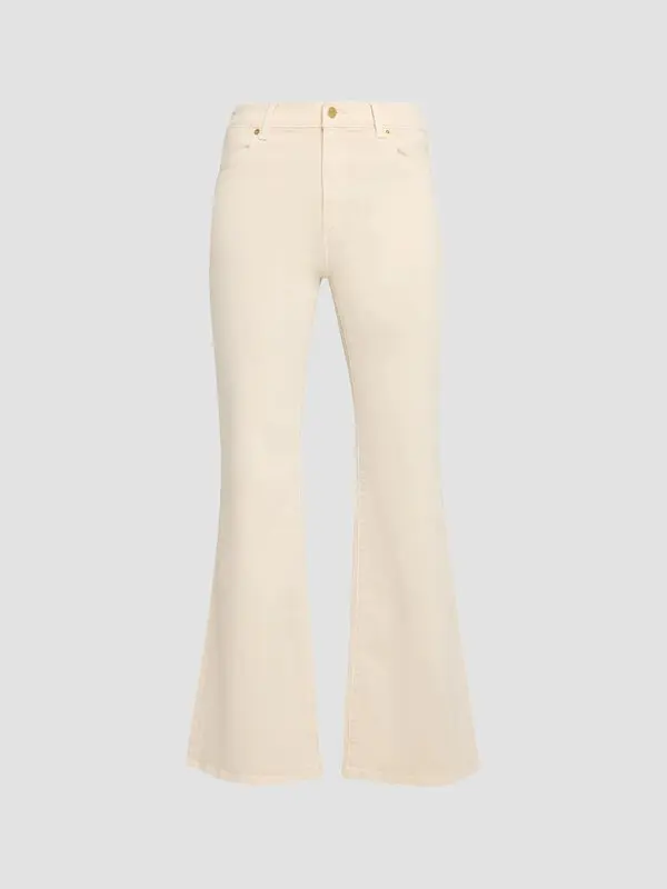 Kobi Halperin Rosie Gart-dyed Flare Pants - Ecru