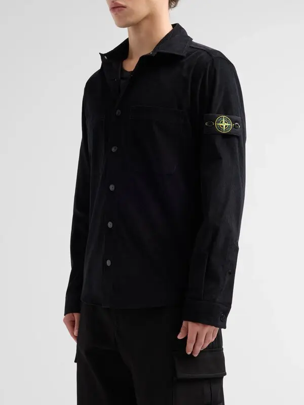 Stone Island Camicia Cotton Corduroy Shirt