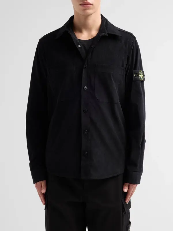 Stone Island Camicia Cotton Corduroy Shirt