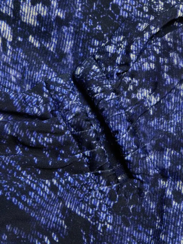 Kobi Halperin Brenna Snake-printed Strapless Swimsuit