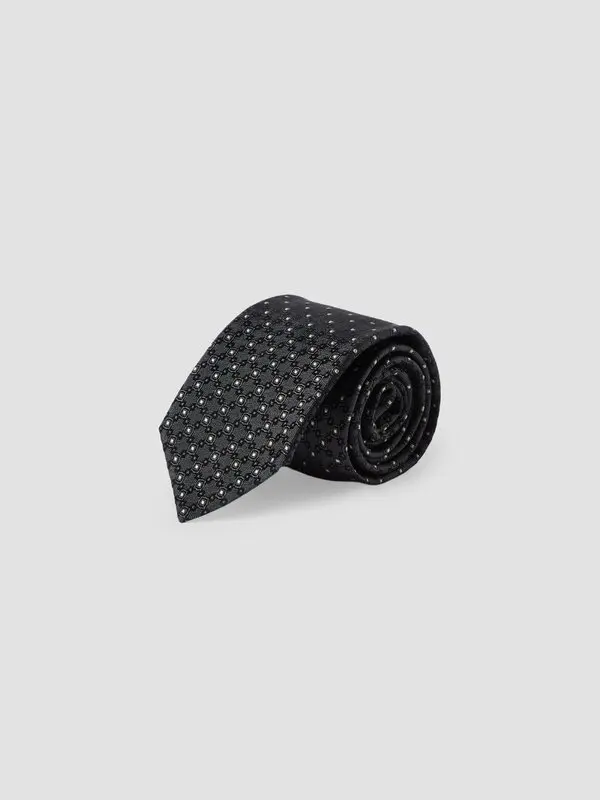 Brunello Cucinelli Silk Jacquard Tie - Lead