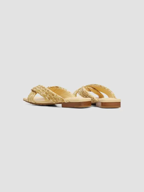 Bottega Veneta Riva​ Raffia Sandals