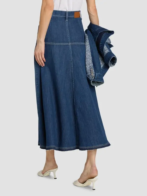 Kobi Halperin Ysabelle Denim Maxi Skirt