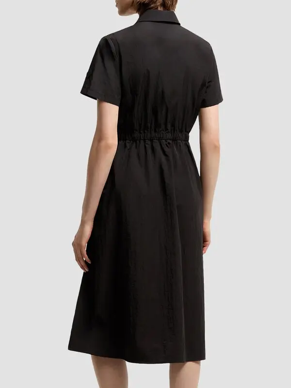 Moncler Shirt Dress With Pleats