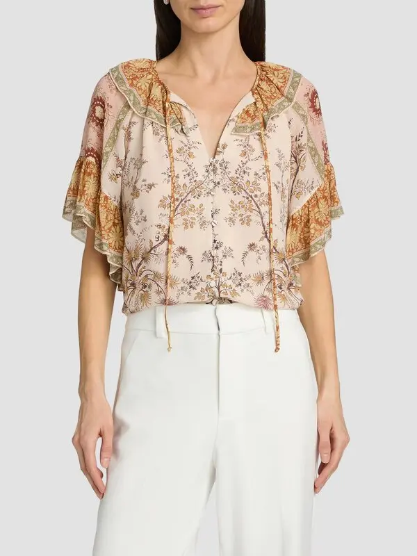 Kobi Halperin Verity Printed Tunic Blouse