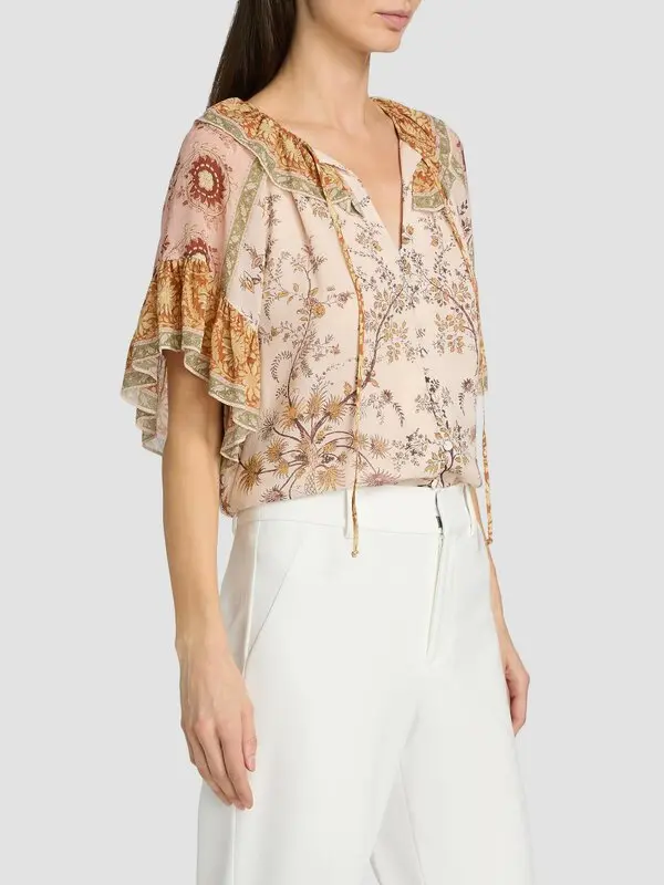 Kobi Halperin Verity Printed Tunic Blouse