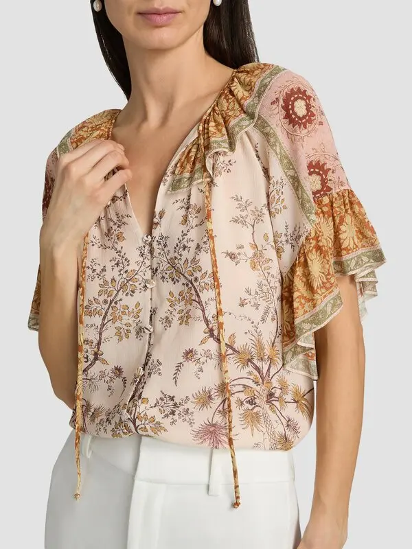 Kobi Halperin Verity Printed Tunic Blouse