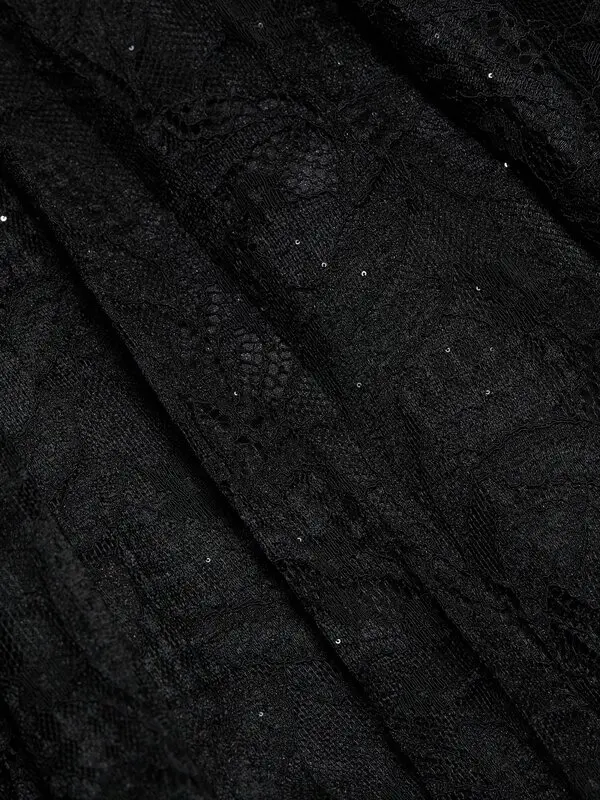 UNGARO Tara Tulle Lace Midi-dress