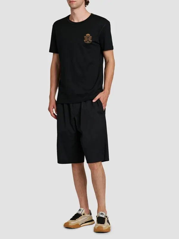 Dolce & Gabbana Logo Cotton T-shirt - Nero