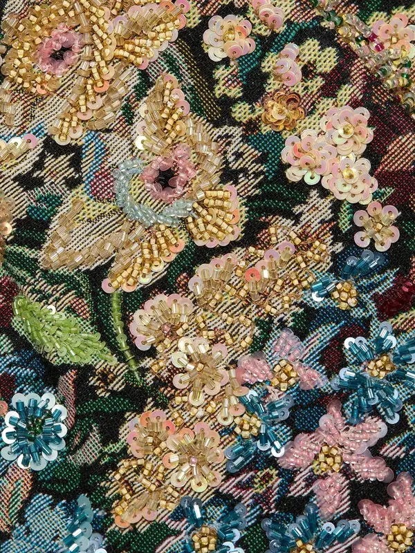 Kobi Halperin Hazel Beaded Floral Fringe Vest